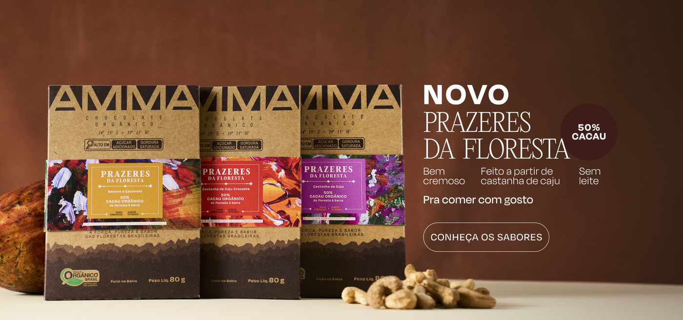 AMMA Chocolate Orgânico - Loja Online